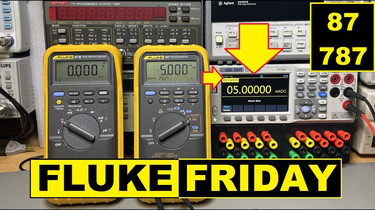TA-0331: Fluke Friday (E9) Fluke 87 III and 787 Processmeter Calibrator ...