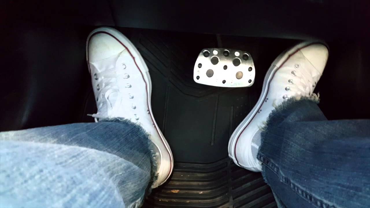 White Converse Driving - YouTube