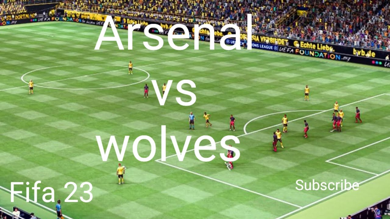 fifa 23 Arsenal vs wolves - YouTube