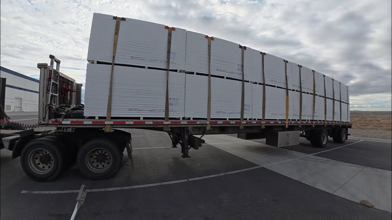 CRST FLATBED 6k lbs LIGHTWEIGHT Roofing Insulated Foam UT ️ AZ Load 🏜️ ...