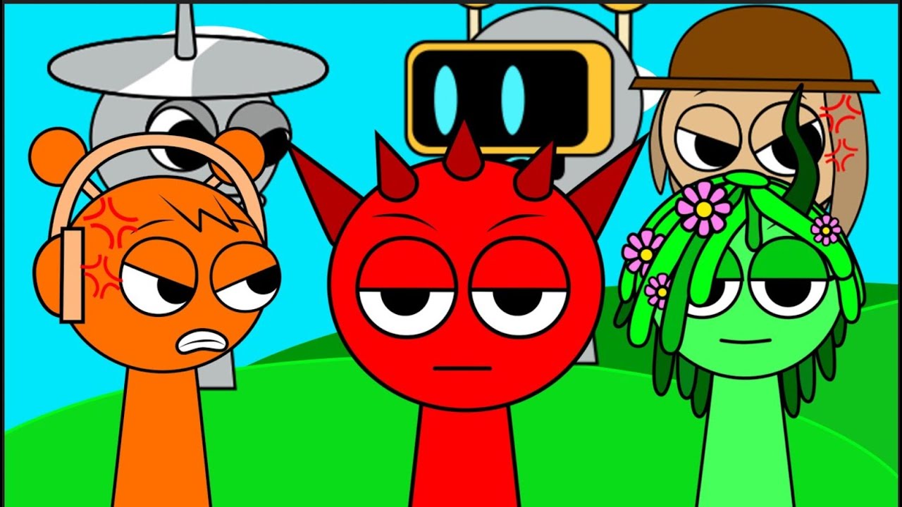 playing sprunki - YouTube