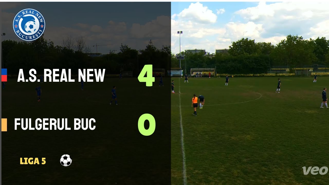 A.S. REAL NEW - FULGERUL BUCURESTI . LIGA 5 - YouTube