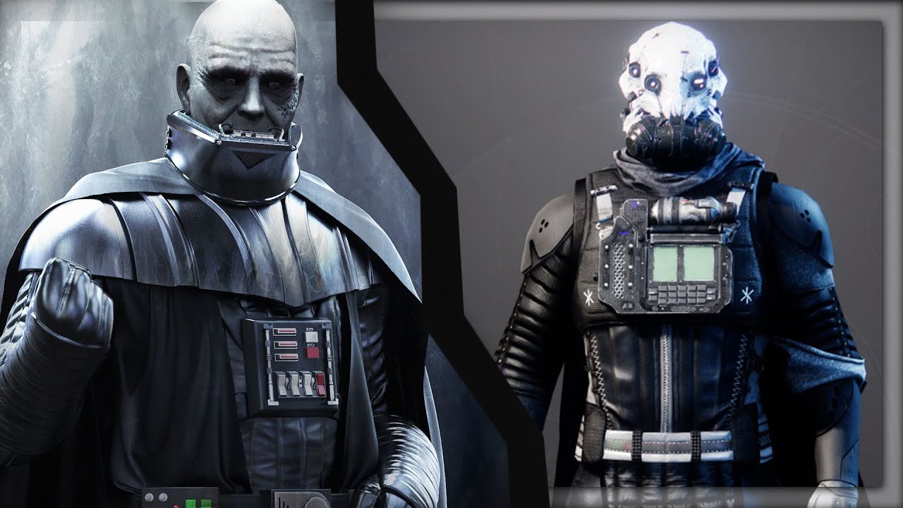 Destiny Transmog - Recreating Darth Vader - YouTube