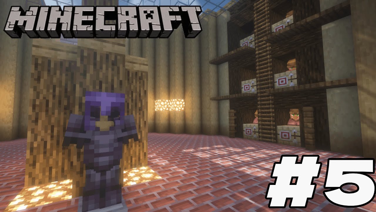 Netherite, Villagers and NEW House - #5 - Minecraft 1.20 lets play ...