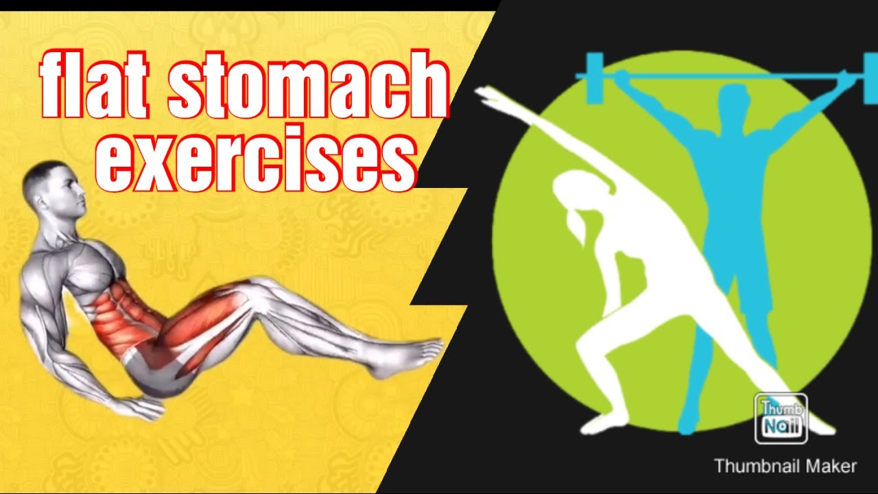 TOP Exercises For A Flat Stomach For Men at home - YouTube