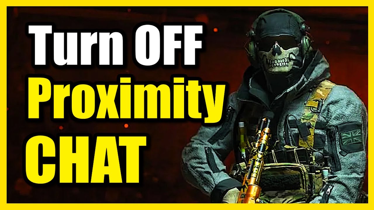 How to TURN OFF Proximity CHAT & Lobby Chat in COD MODERN WARFARE 3 ...