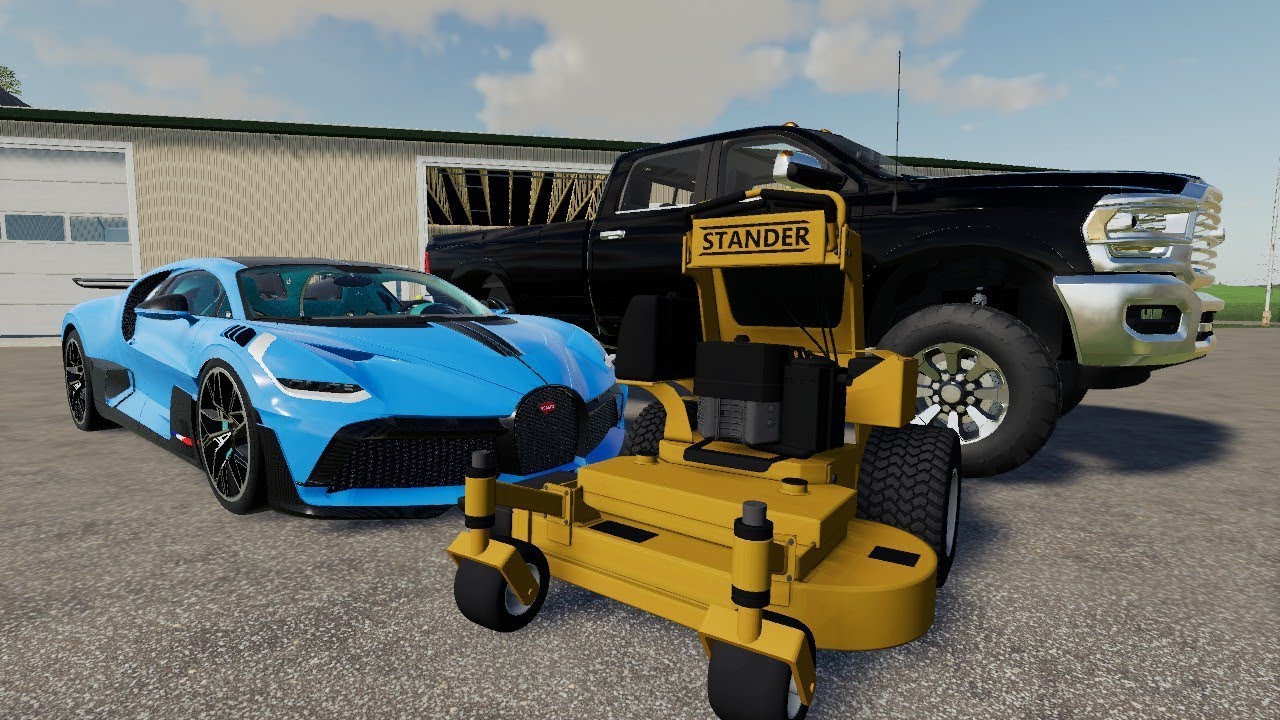 FS19 MODS - LAWN CARE WITH NEW TRUCKS - FARMING SIMULATOR 19 - YouTube