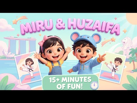 Miru Aur Huzaifa Ke Sare Adventures | Non-Stop Fun | Miru Kids TV