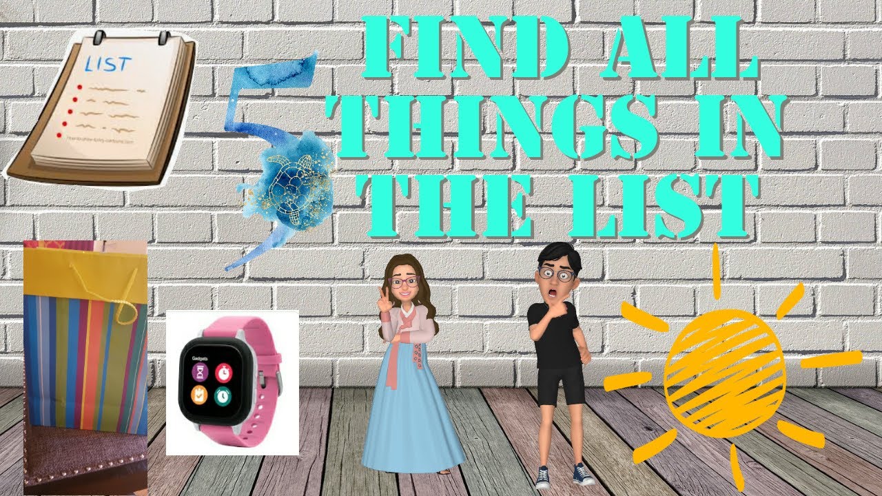 Find all the things in just 5 minutes! New Game| A & M World - YouTube