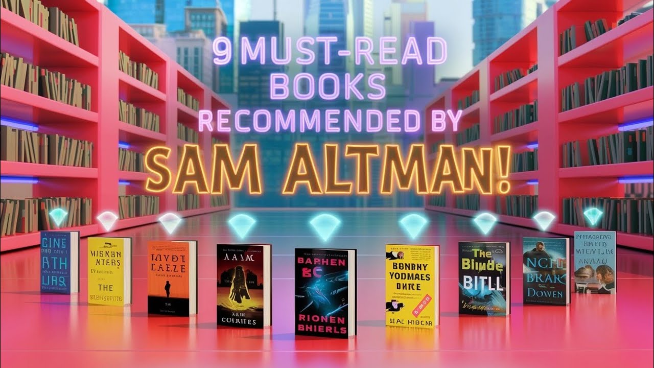 9 Must-Read Books Recommended by Sam Altman! - YouTube