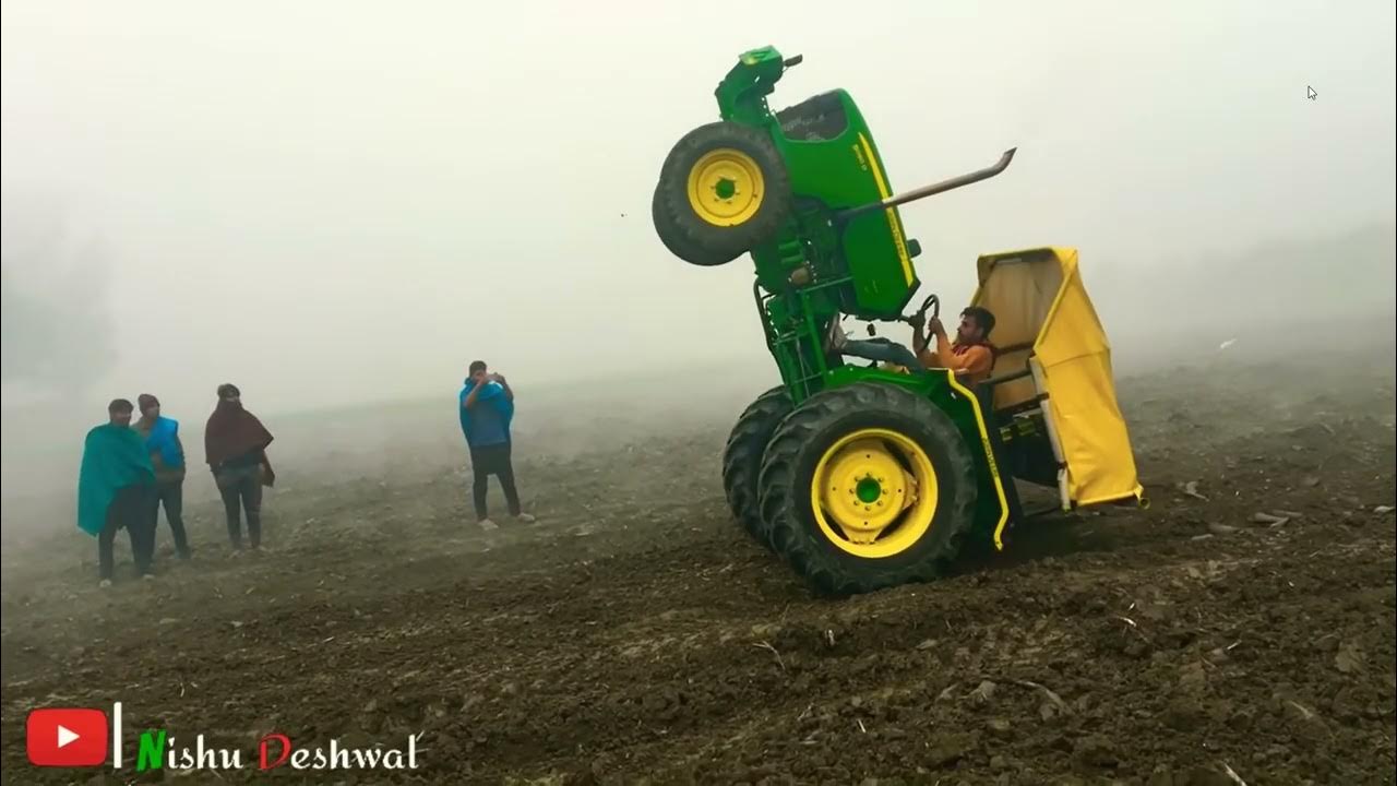 594 John Deere 5050 D first Stunt in India by Nishu deshwal YouTube Google Chrome 2025 02 23 11 ...