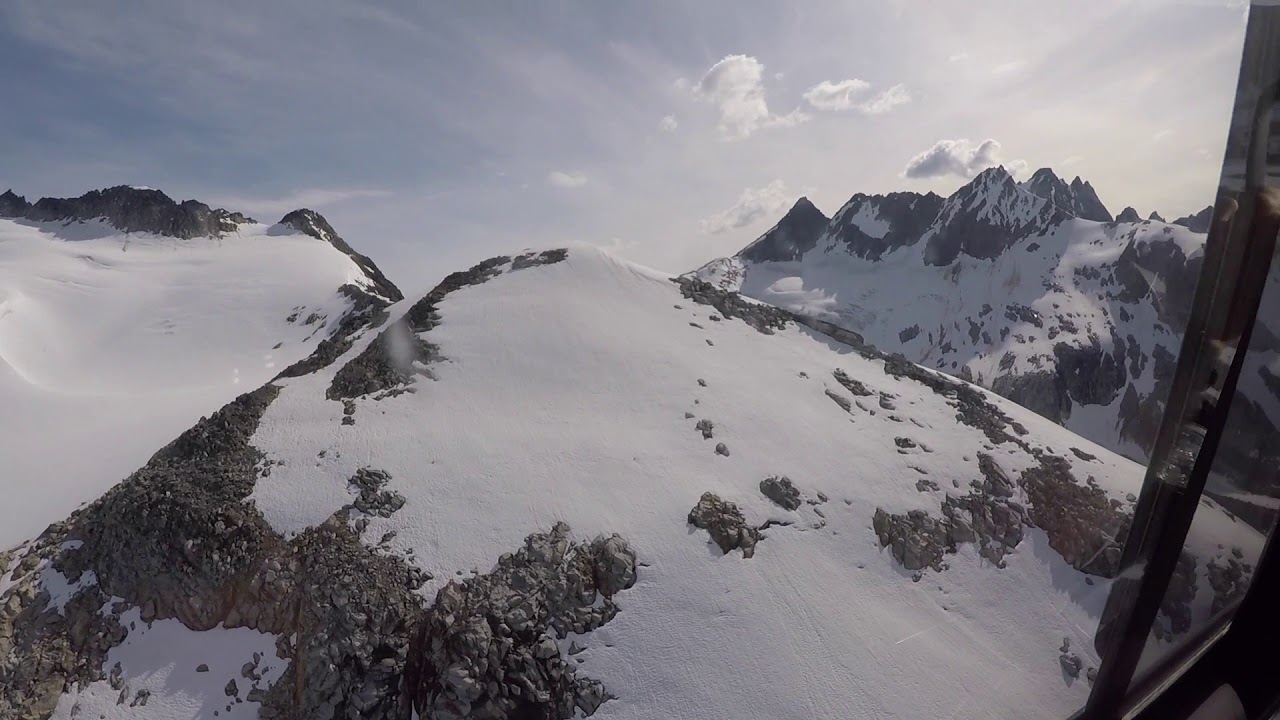 Alaska Helicopter Ride to Denver Glacier - YouTube