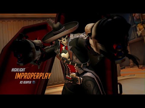 An eh flank with reaper :Overwatch 2