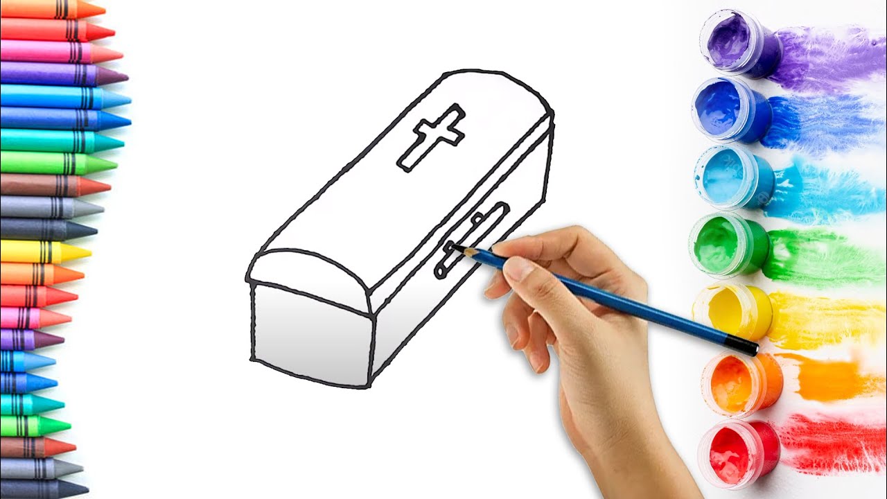Como Dibujar un Ataud - YouTube