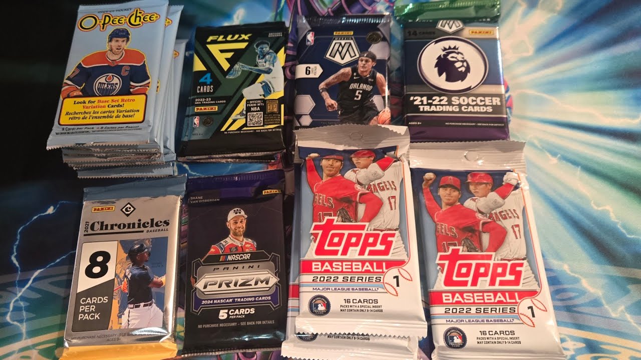 Random Card Packs | 5 Different Sports | What Will We Find? - YouTube