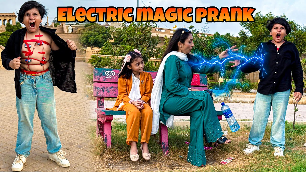 ELECTRIC MAGIC PRANK 😳 || ALI NY ANTI KO CURRENT LGA DEYA 😳 || ALI ...