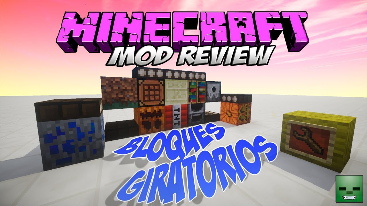 ROTATABLE BLOCKS MOD - Bloques giratorios [Forge][1.7.2] - YouTube
