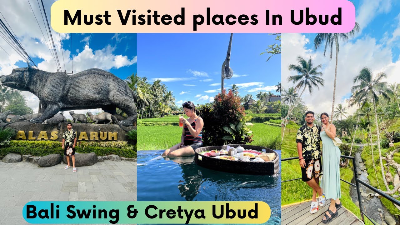 Bali Must visit Places in Ubud /Bali swing & Cretya ubud/Floating ...