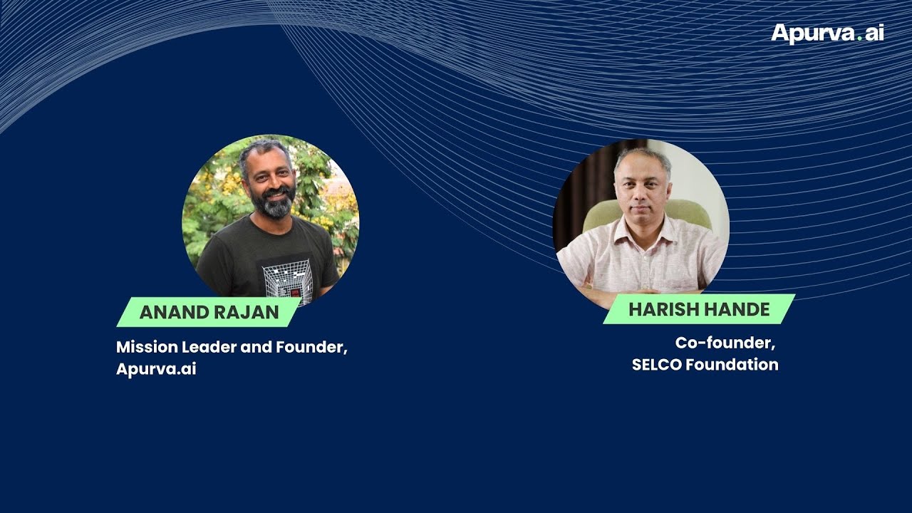 Fireside chat with Dr Harish Hande, SELCO Foundation - YouTube