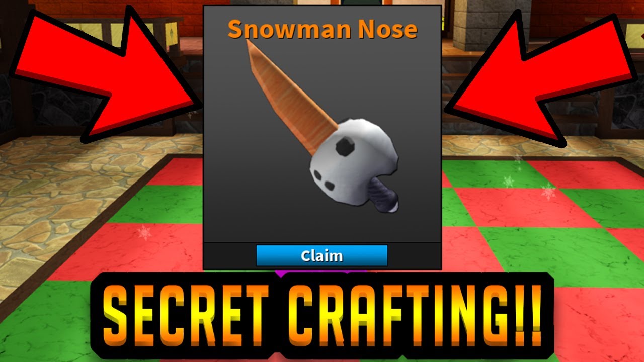 HOW TO CRAFT THE SECRET SNOWMAN NOSE EXOTIC!! *SECRET CRAFTING* (ROBLOX ...