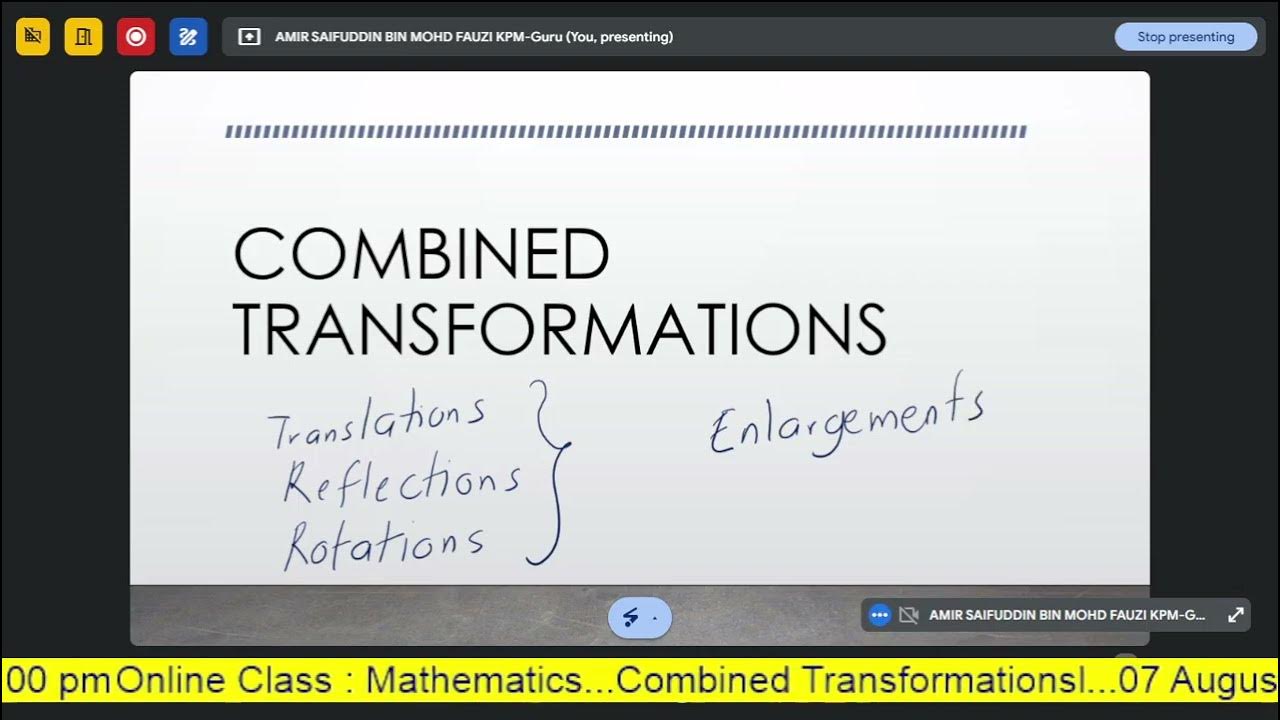 Combined Transformations - YouTube