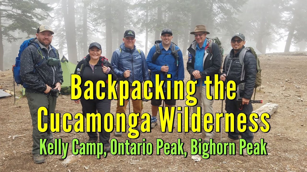 Backpacking the Cucamonga Wilderness - Kelly Camp, Ontario Peak ...