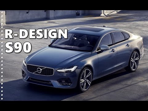 2017 Volvo S90 R-Design Test Drive Exterior Interior Features - YouTube