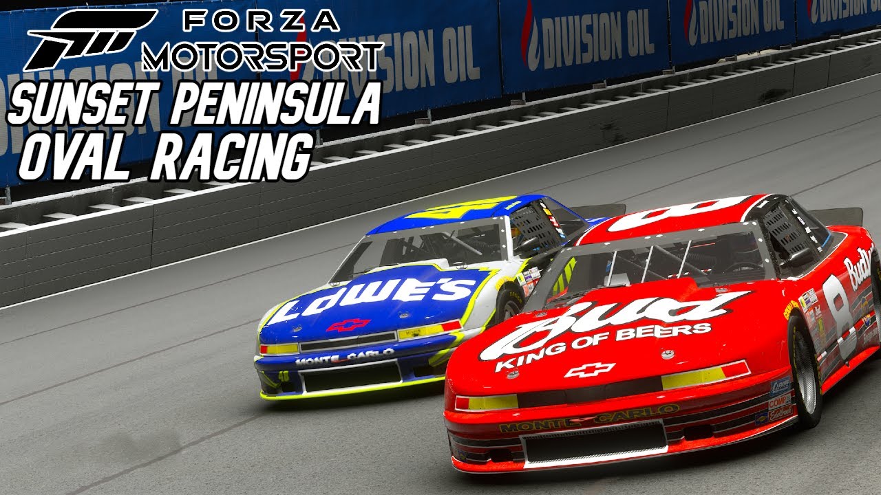 Forza Motorsport: Sunset Peninsula Oval Race - YouTube