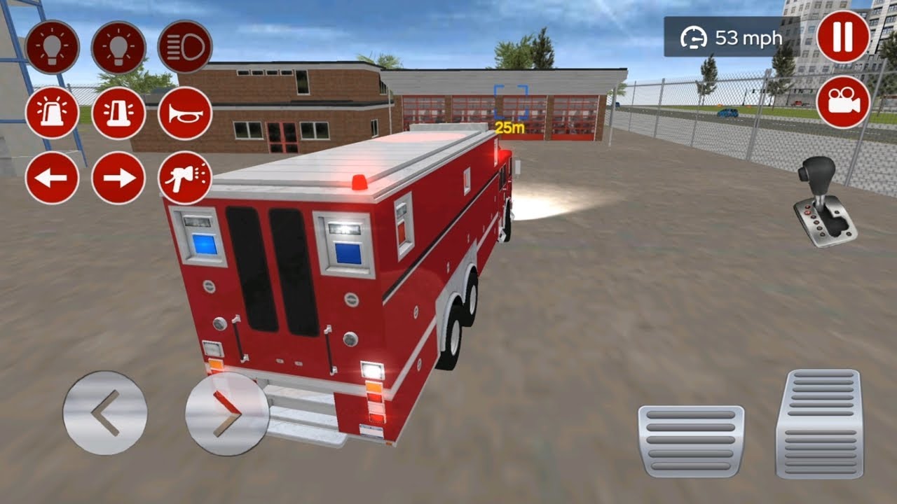 Fire Truck Driving Simulator 2020 🚒 Real Emergency Services Game #10 ...