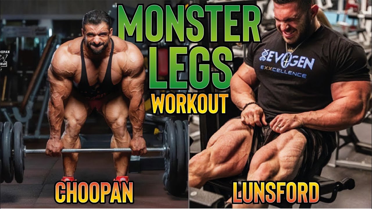 PRE OLYMPIA MONSTER LEG WORKOUT /// CHOOPAN - LUNSFORD - YouTube