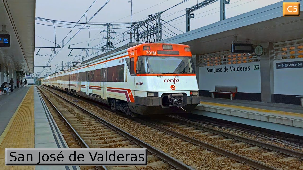 San José de Valderas C5 : Cercanías Madrid ( Renfe 446 ) - YouTube