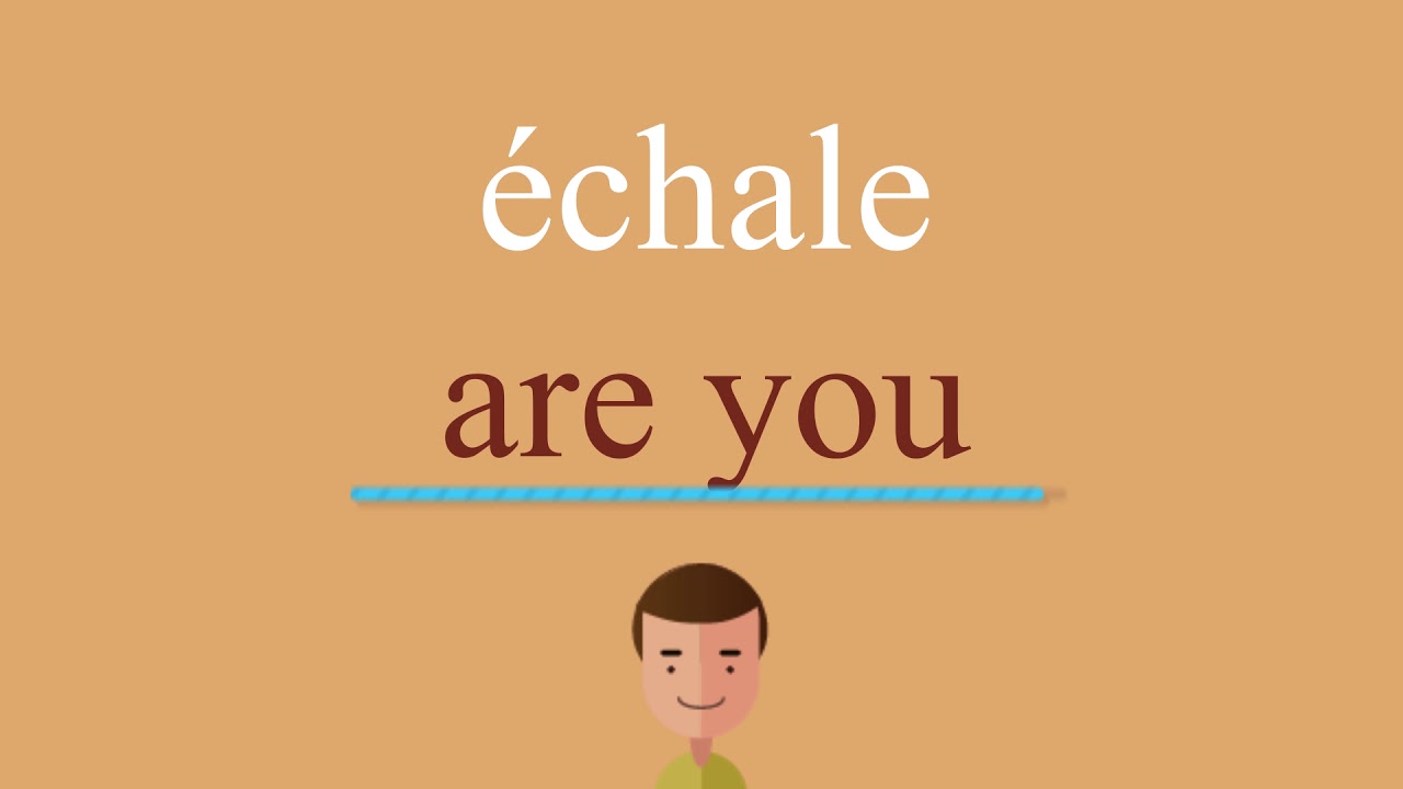 Cómo se dice échale en inglés - YouTube