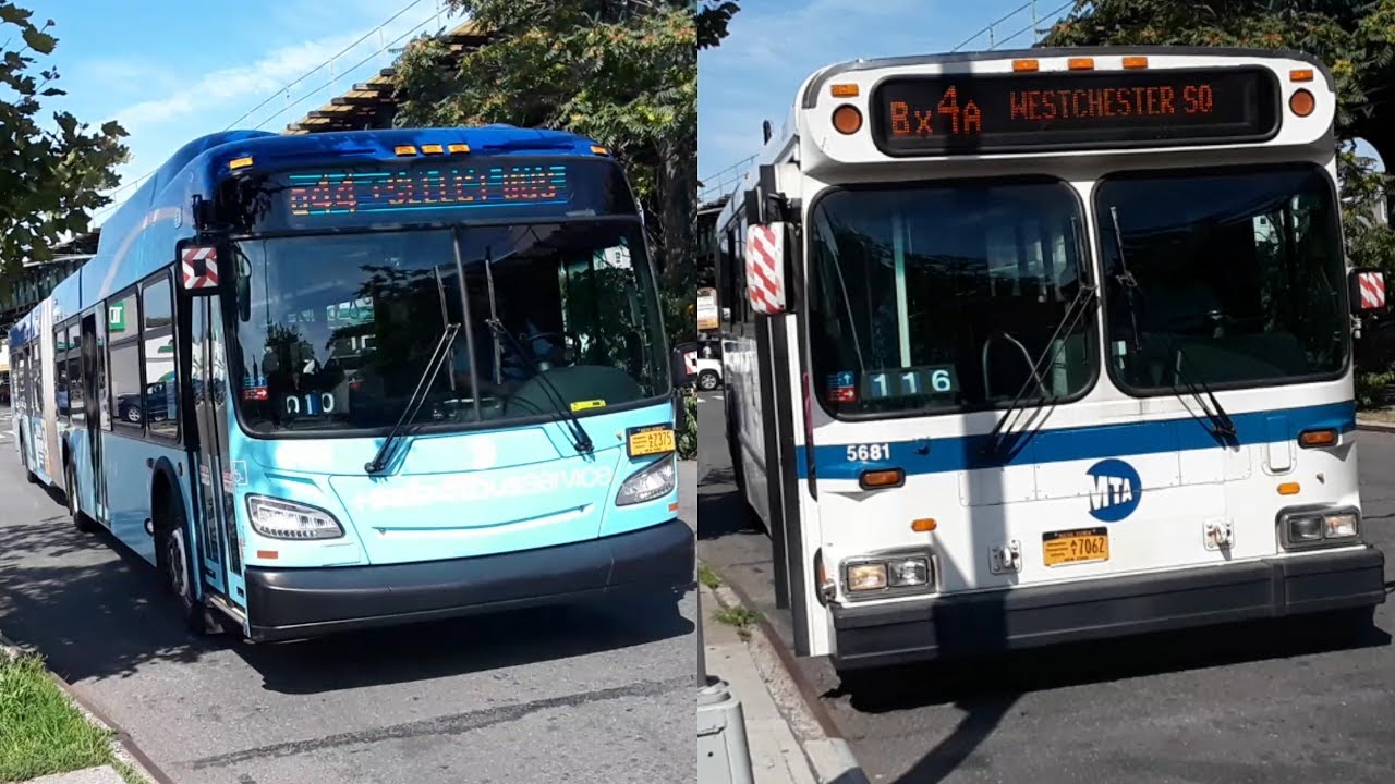 MTA: 2017 New Flyer XD60 [6022]|2003 New Flyer D60HF [5681] Q44 SBS ...