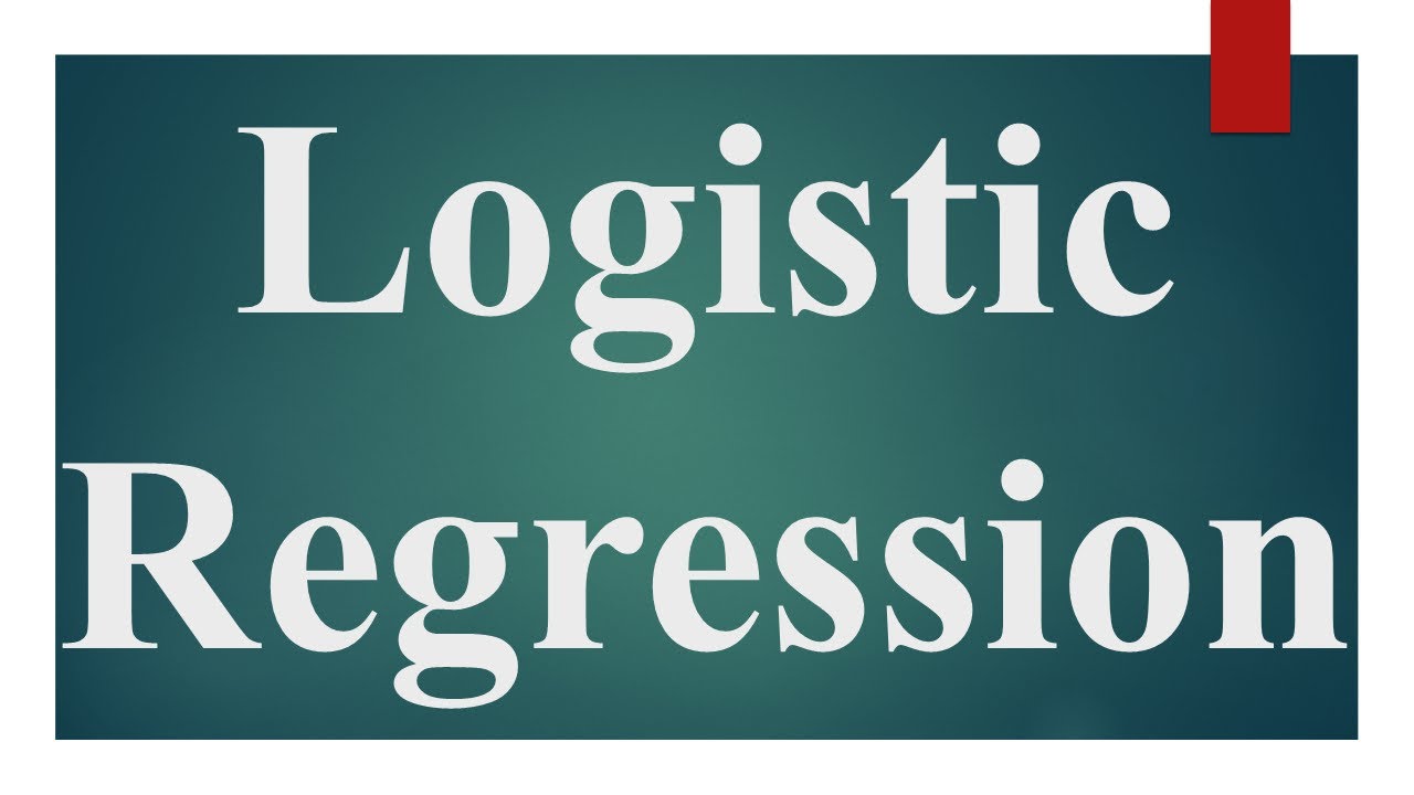 Logistic Regression Binary Logistic Regression Youtube 3749