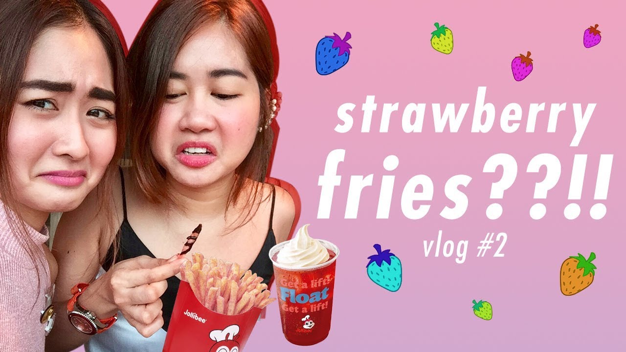 Jollibee Strawberry Fries? WEIRD FOOD! | Stara Paredes 🤩 - YouTube