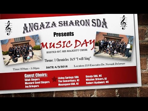 Music Day At Angaza Sharon SDA - YouTube