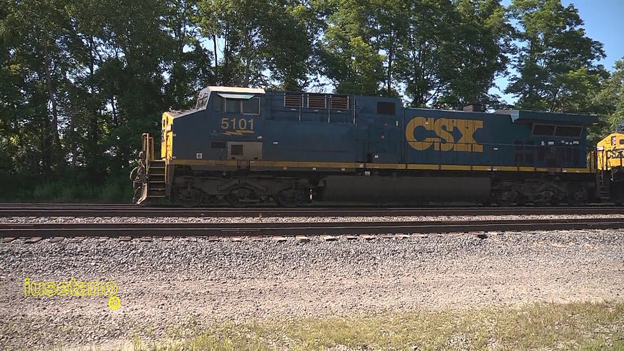 (29) CSX Garbage Train @ Westfield July 23 2015 - YouTube