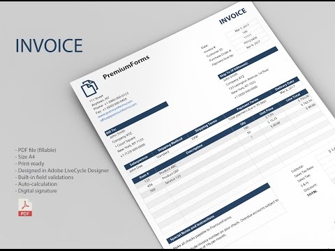Smart PDF Invoice