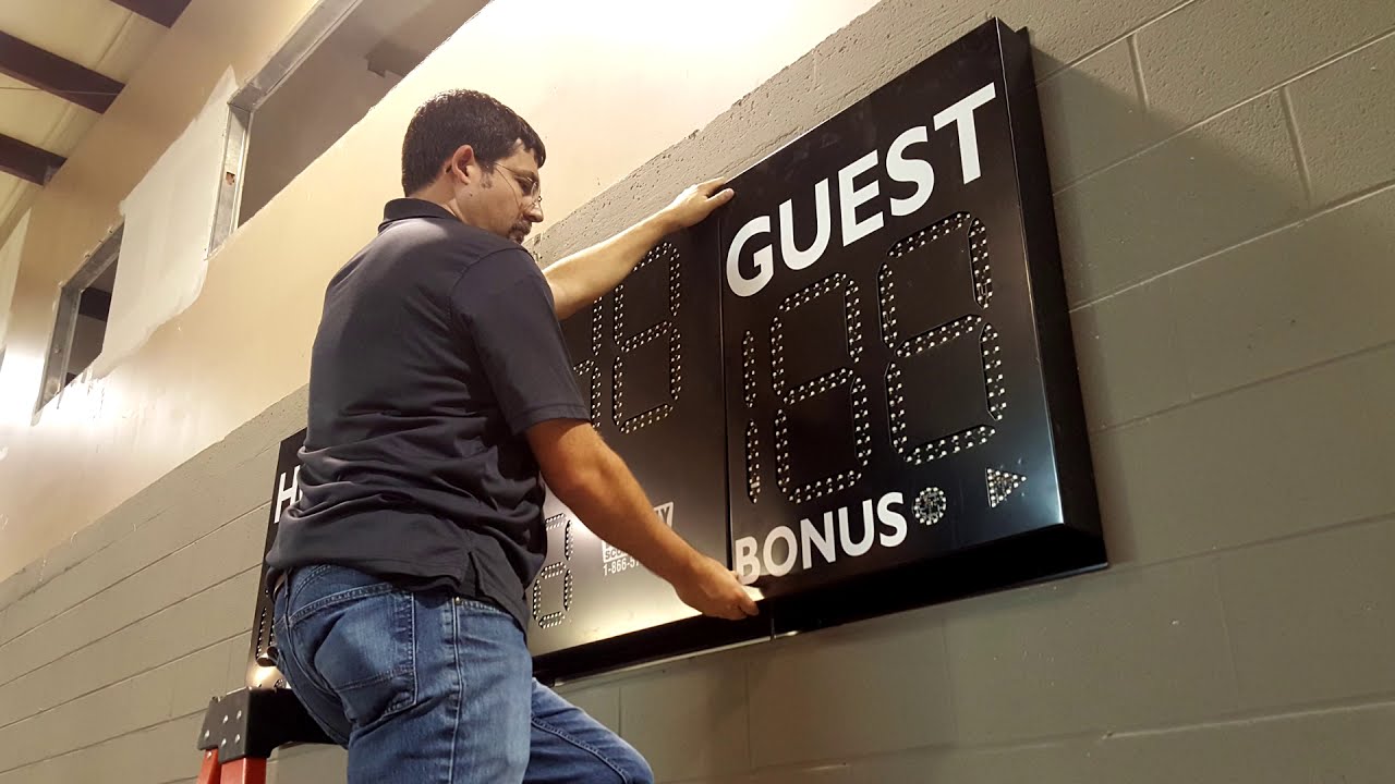 Scoreboard in a Box Installation Video - YouTube