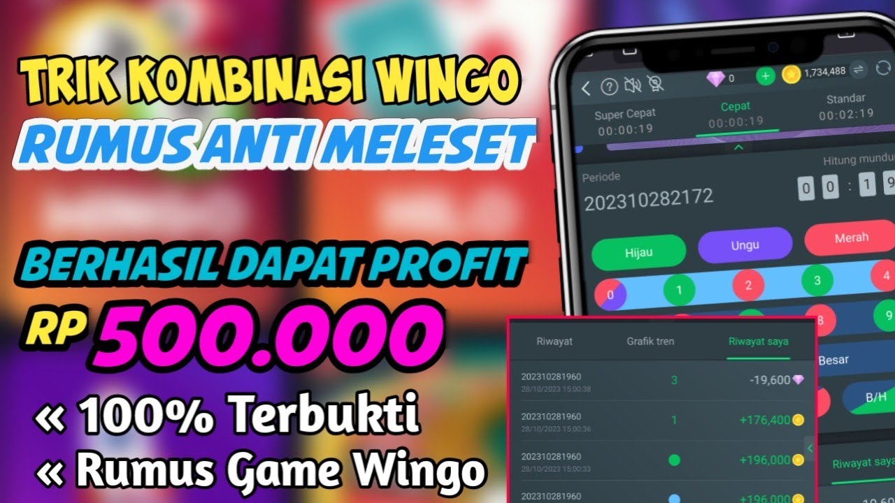 Trik Kombinasi 100% Akurat 🔥 Pola Game Wingo Terbaru 2023 🔥 Game Penghasil Saldo Dana 🔥 Auto ...