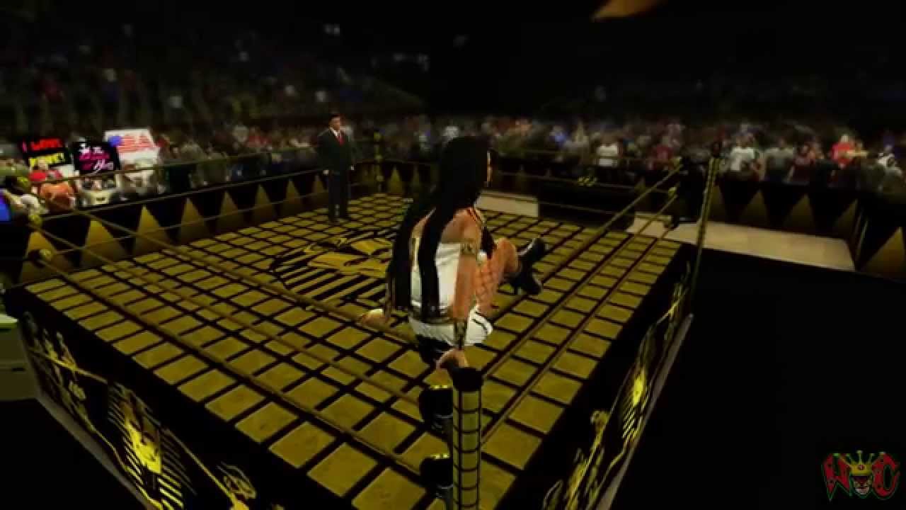 WWE 2K15 Goddess IsIs CAW Entrance - YouTube