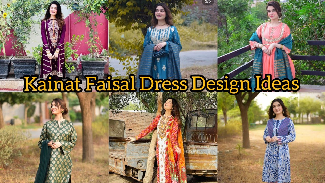 Kainat Faisal Dress Design Ideas || New Collection 2022 || ST Trends ...
