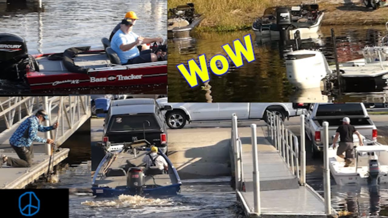 Lady Hits Tree With Boat Busy Non-Stop Action Enjoy - YouTube