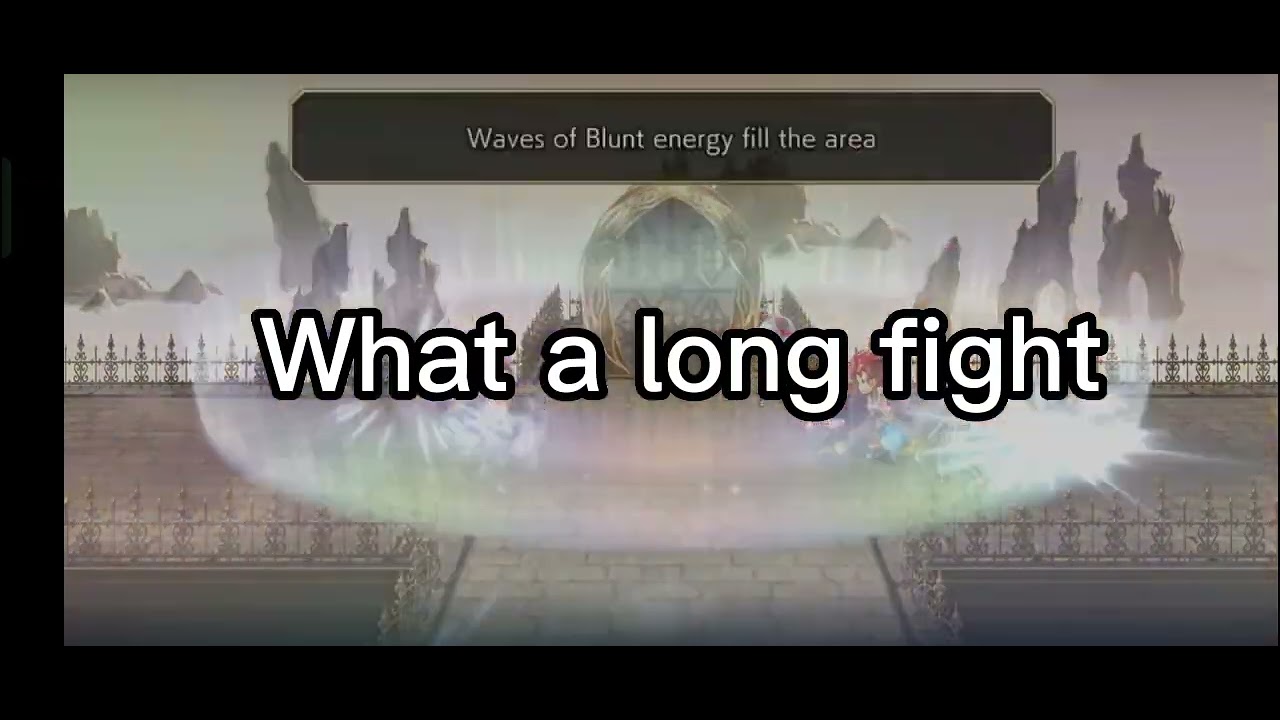 [Another Eden] Ewan's true manifest fight. Lion Roar (Staff team ...