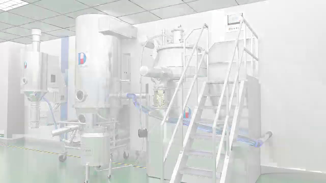 Dr Pharm Closed Granulation Line - YouTube