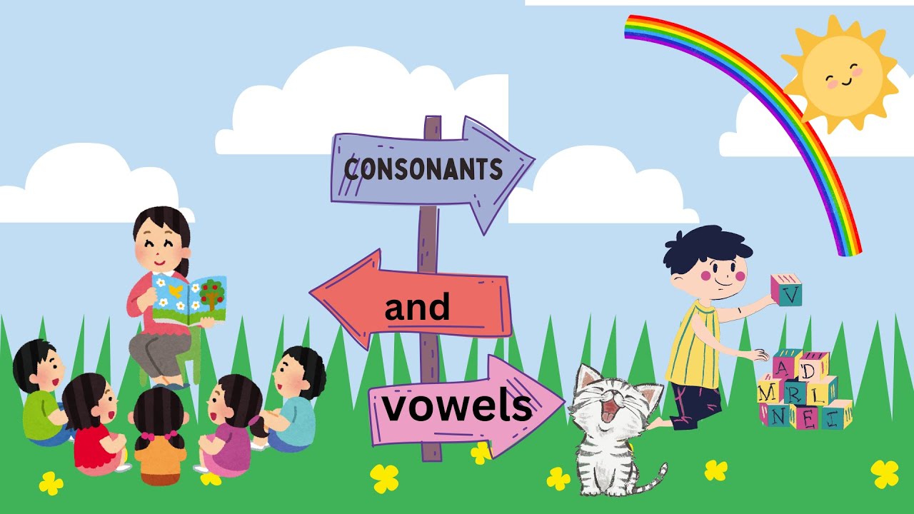 Consonants & Vowel for kids | educational video - YouTube