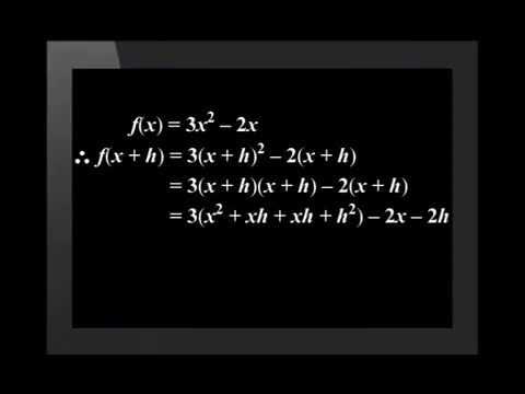 How to get Derivatives using First Principles: Calculus - YouTube