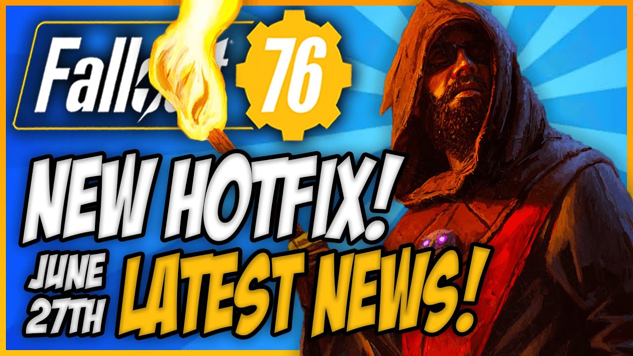 NEW Fallout 76 Hotfix Announced! - YouTube