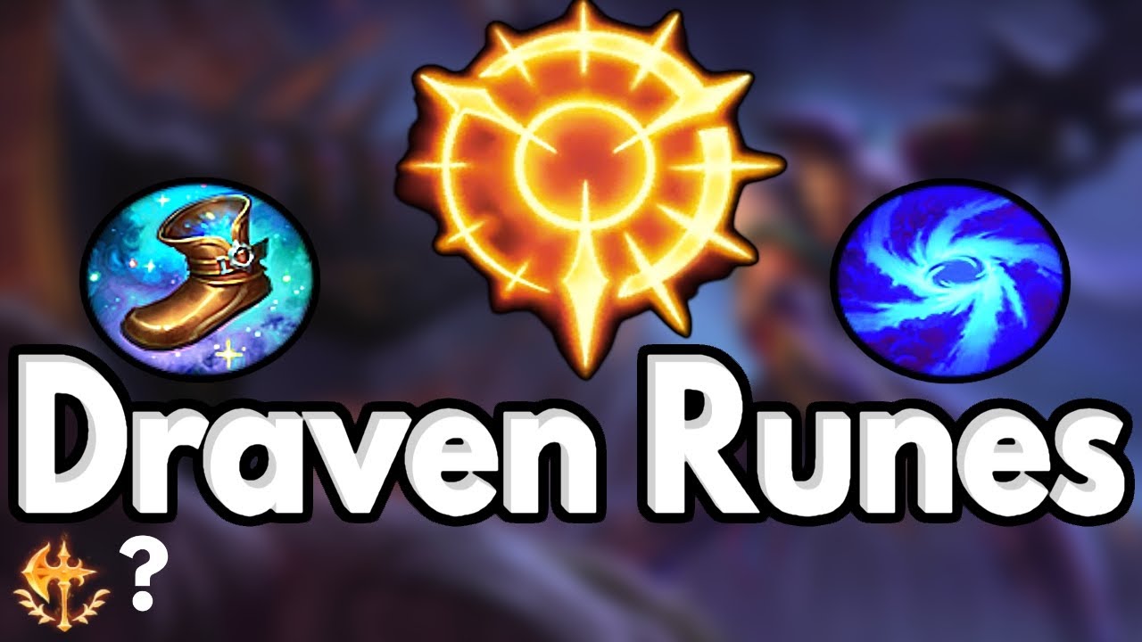 Draven Runes Season 10 - YouTube