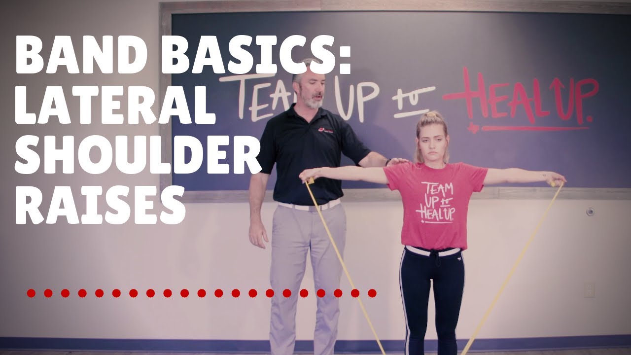 Lateral Shoulder Raises With a Band - YouTube